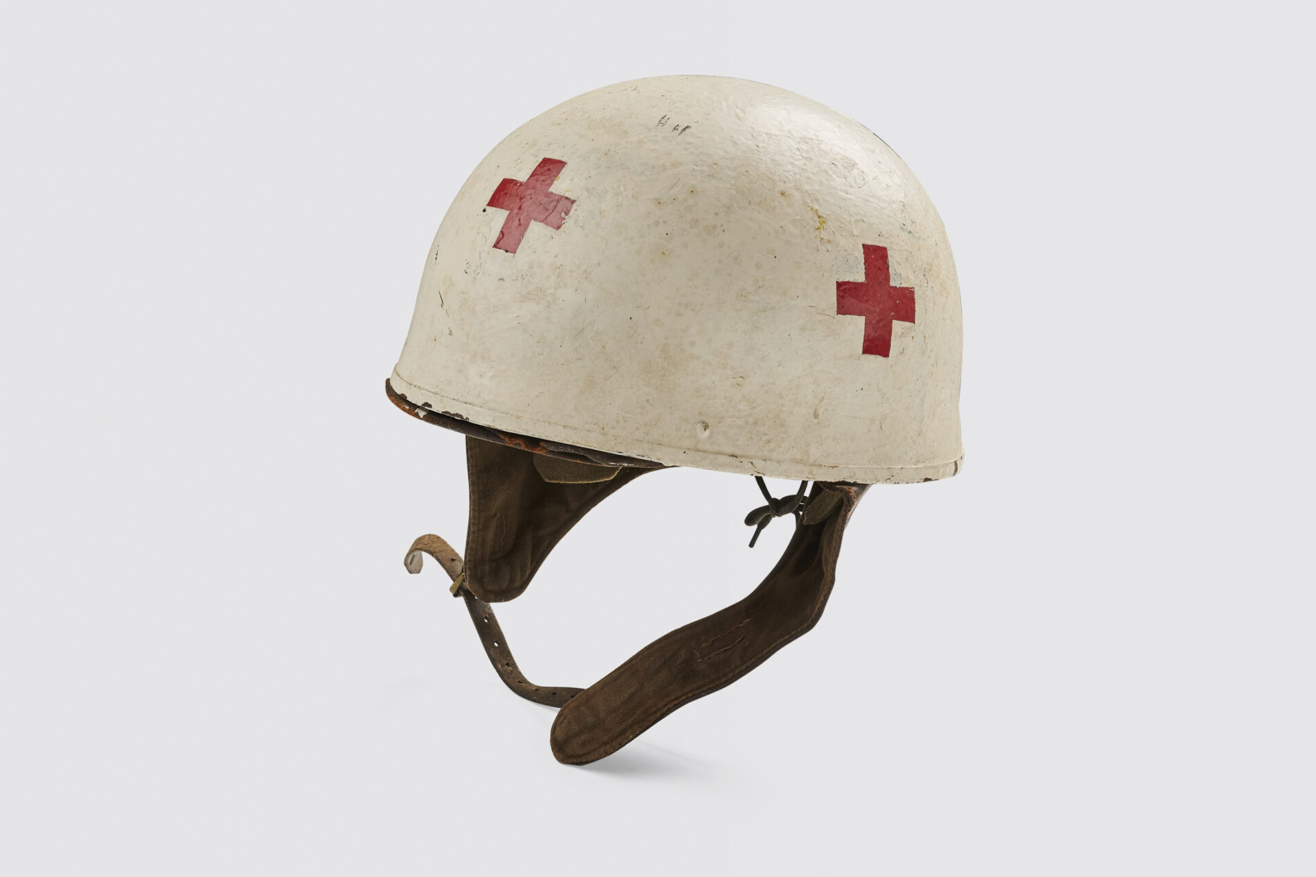 Britse legermotorhelm "Dispatch Riders Mark I Steel Helmet" uit 1944 ...